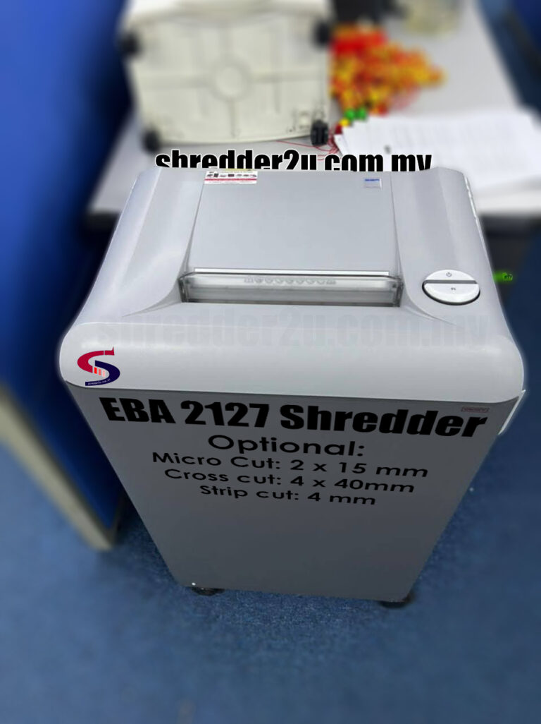 EBA 2127C Paper Shredder (4x40mm- Cross Cut) | Shredder2u