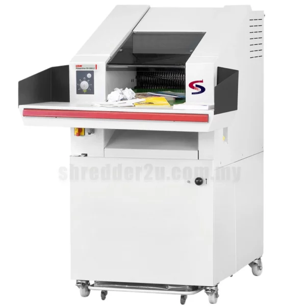 HSM PowerLine 500.3C Industrial Paper Shredder (6 x 40-53 mm – Cross ...